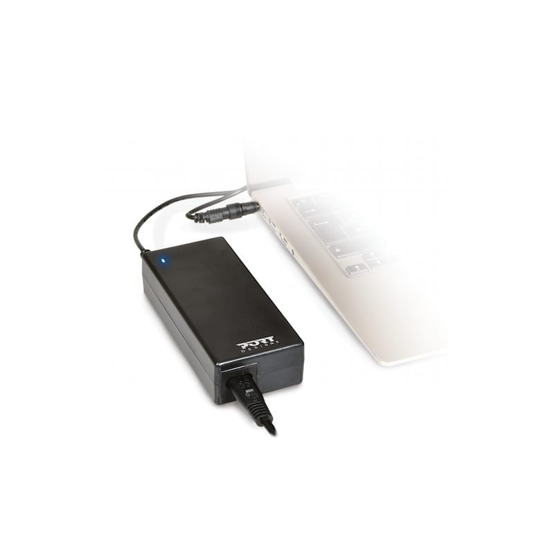Port Connect 90W Notebook Adapter Universal - Black - NerdOnTheRun