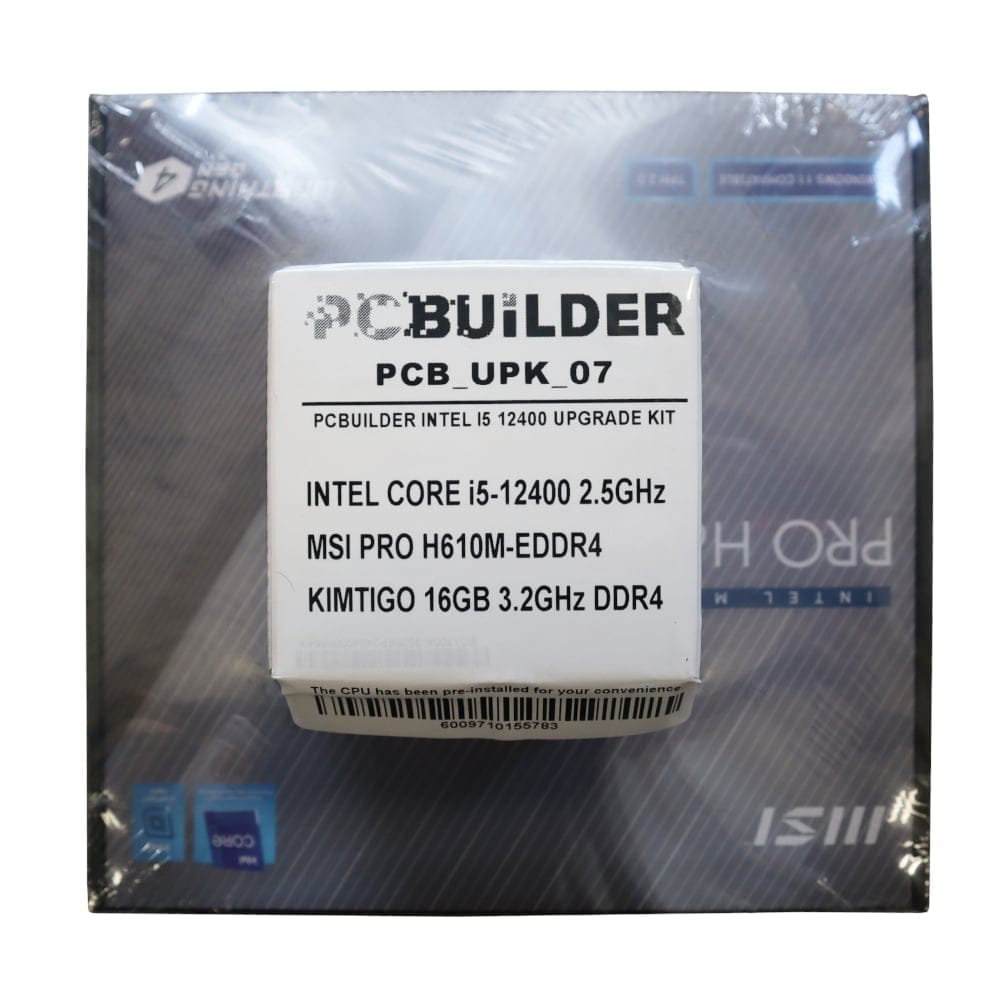 PCBuilder Intel Core i5-12400 LEVEL UP Core Upgrade Kit - Nerd On The Run