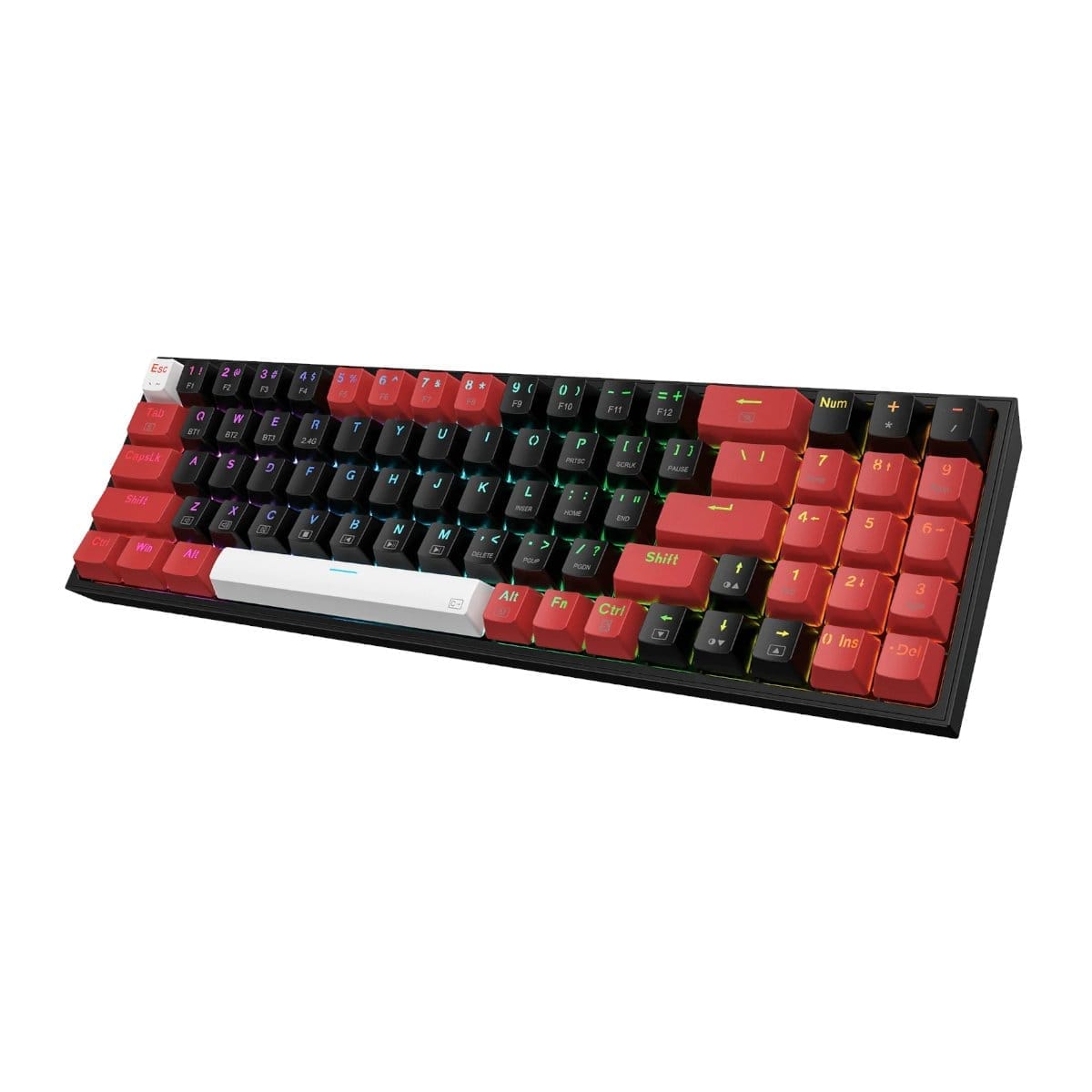 REDRAGON MECHANICAL POLLUX PRO WIRELESS BT|RF GAMING KEYBOARD - Nerd On ...